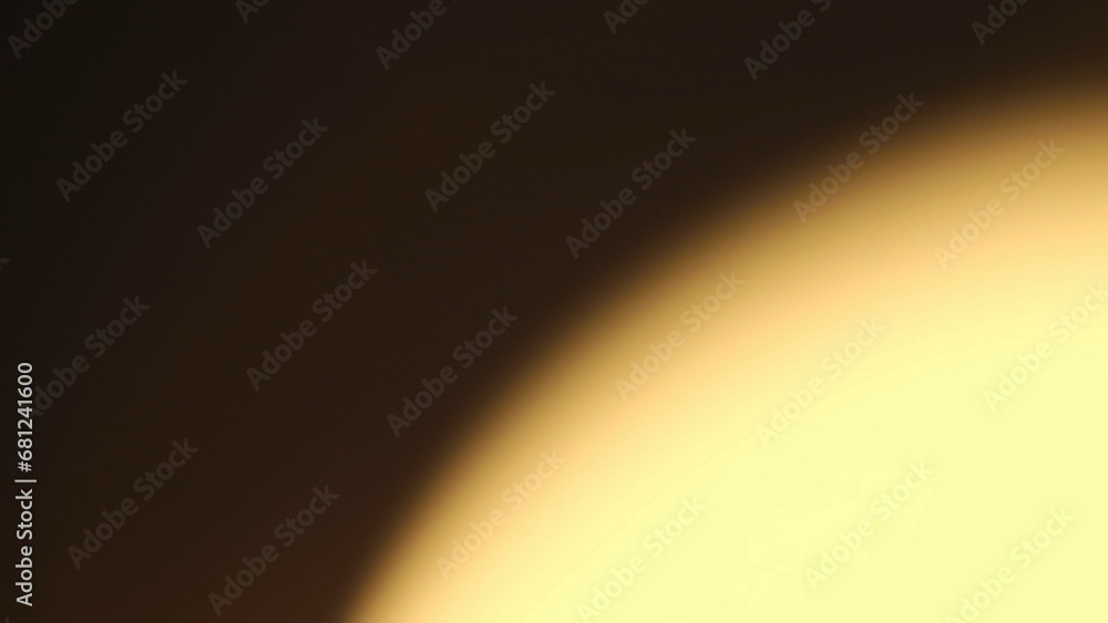 Framed against a black background. Depicts abstraction, light sphere ...