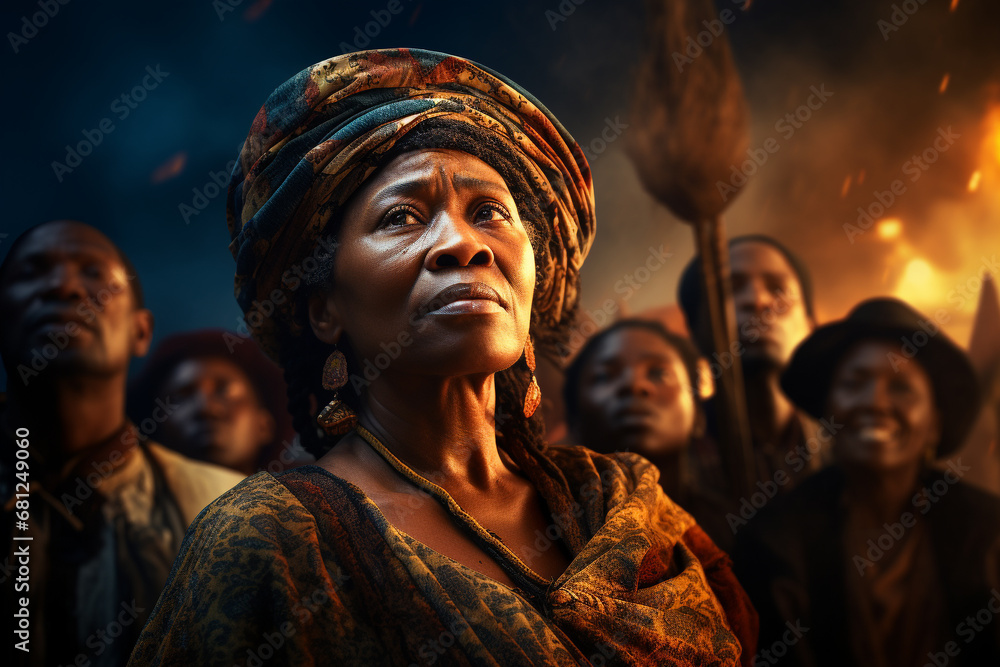 Black History Month, society struggle against slavery, racism, prejudice, poverty, contribution ...