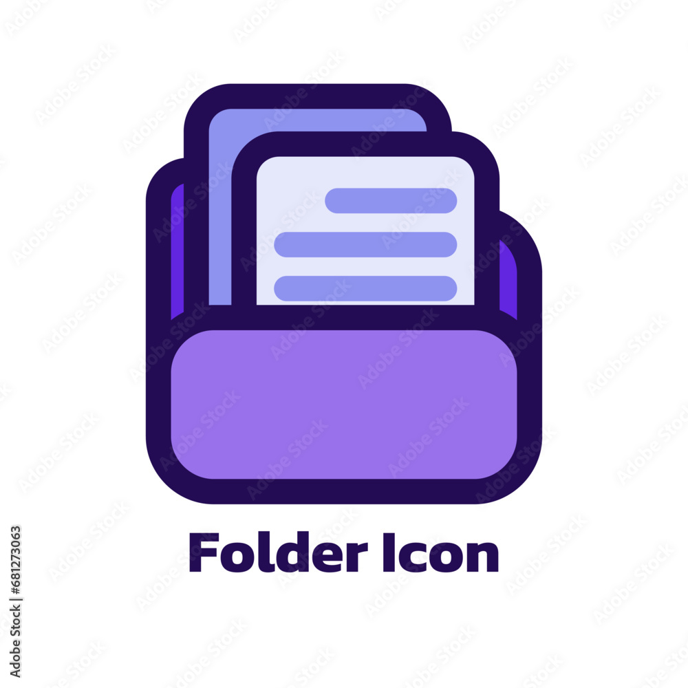 Documents Folder Icon, Documents Folder Vector, Document Folder Icon ...