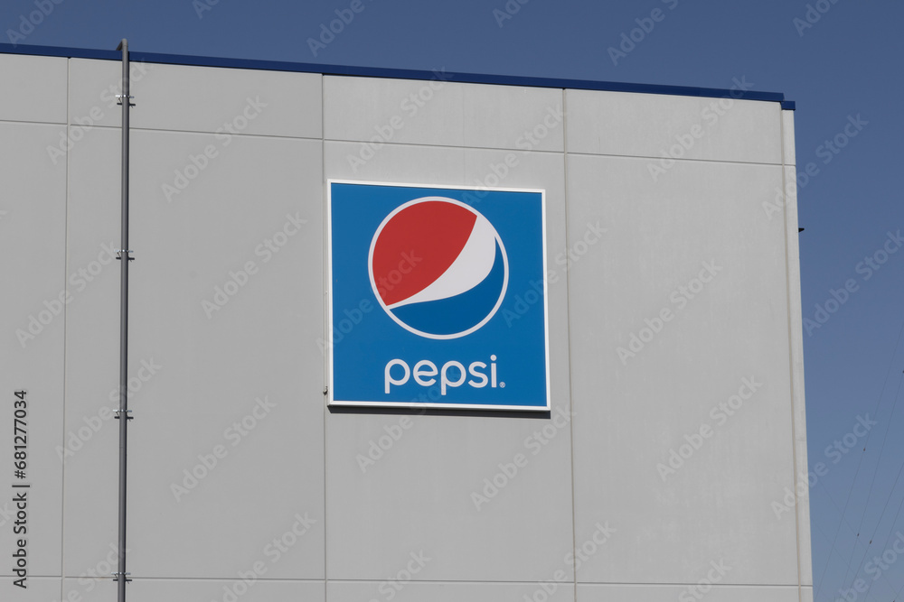 Pepsi Bottling Group signage. Pepsi and PepsiCo are home of Pepsi, Lay ...