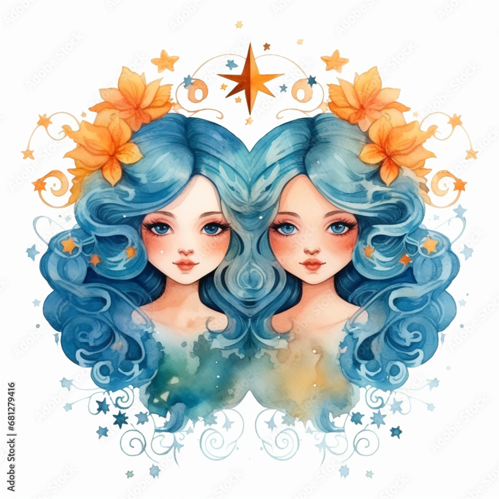 The girl in the image represents the symbol of GEMINI . Beliefs ...