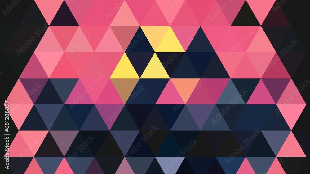 abstract background using pixel triangles with aesthetic geometric ...