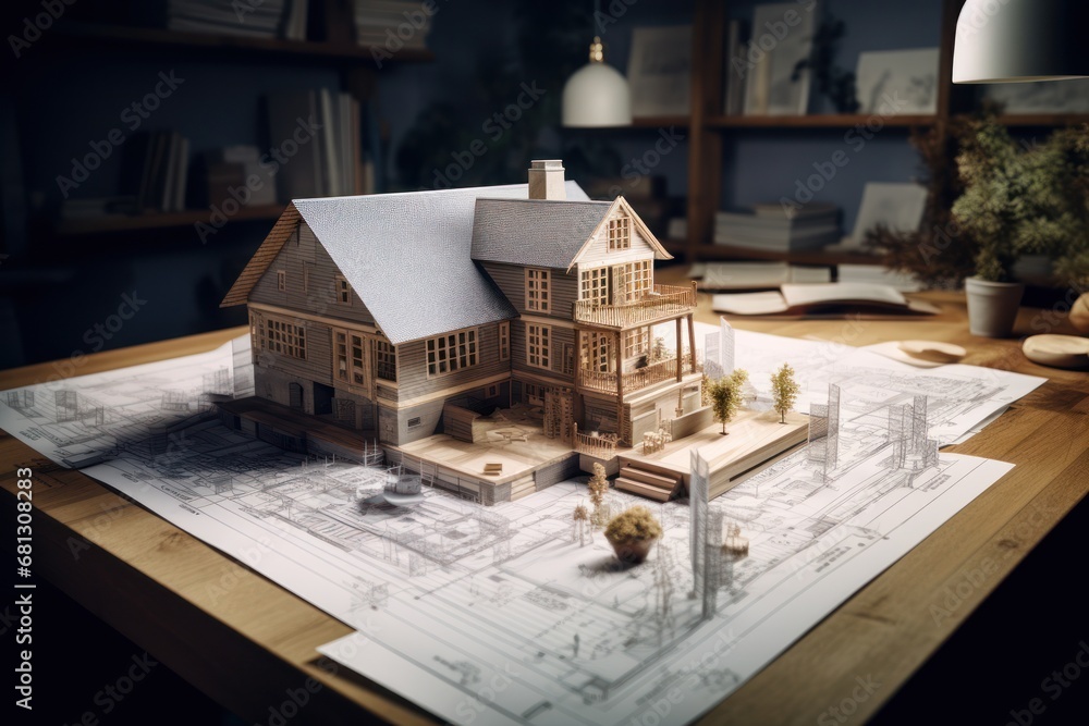 House plan design, house structure blueprint. tablets to design ...