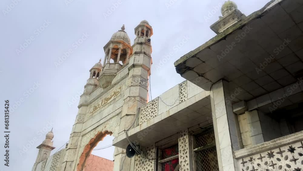 Mosque in India Haji Ali Dargah. Religious place in Mumbai. Holy walls ...