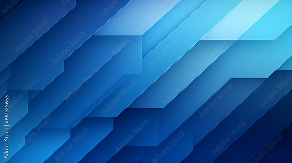 Blue and grey glossy squares abstract tech banner design. Modern ...