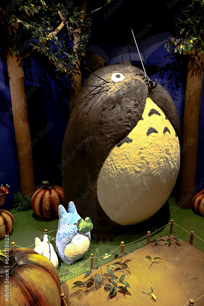 Closeup Statue of My Neighbor Totoro character for sell and show in ...