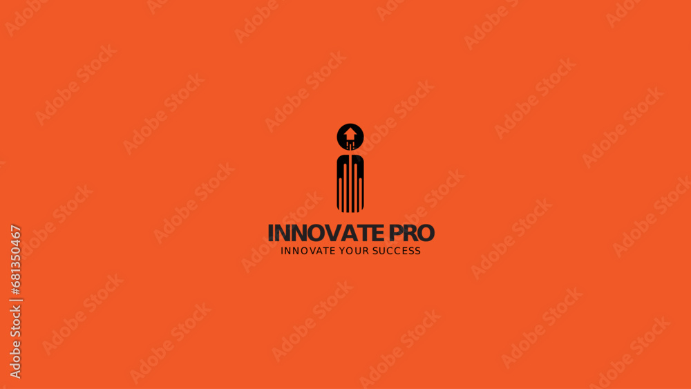 Innovation logo, innovate pro logo, tech logo, letter I logo, corporate ...