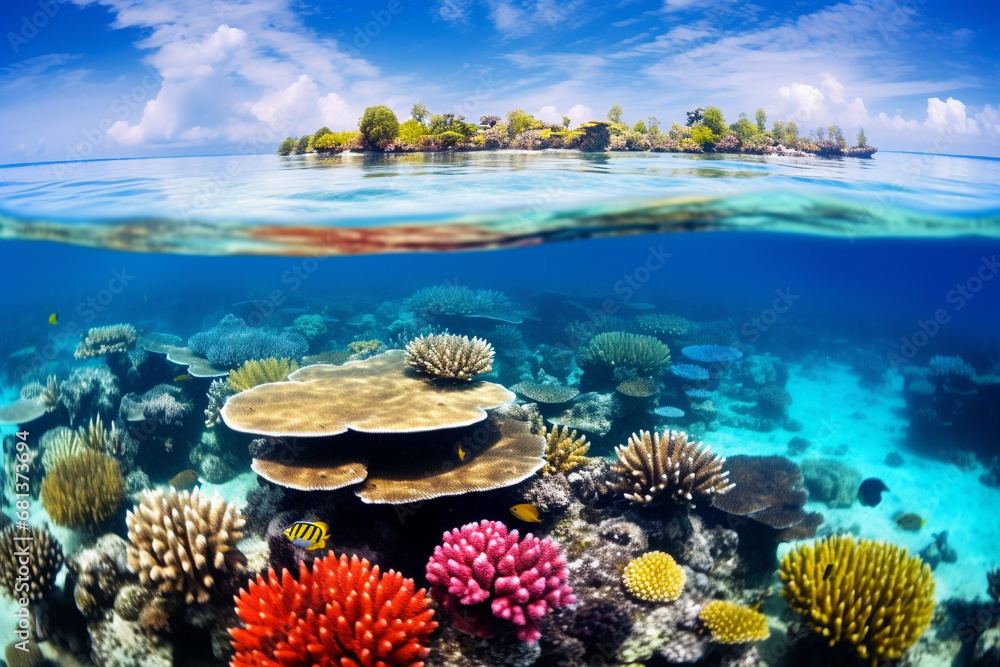 ecological significance of Maldives, embodying importance of coral ...