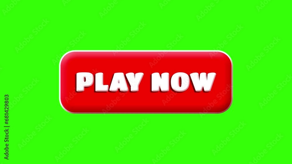 play now animation button click hand click animation the appearance of ...