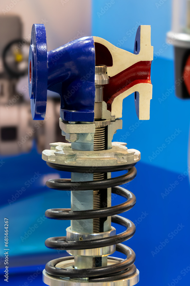 Nozzle-Safety Relief Valve with flanges - closed bonnet -closed lifting ...