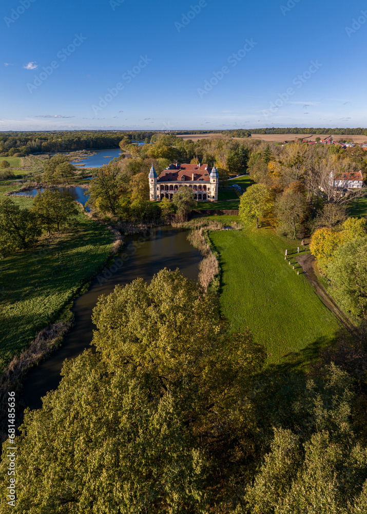 Palac w Krobielowicach Dolny Slask Polska Stock Photo | Adobe Stock