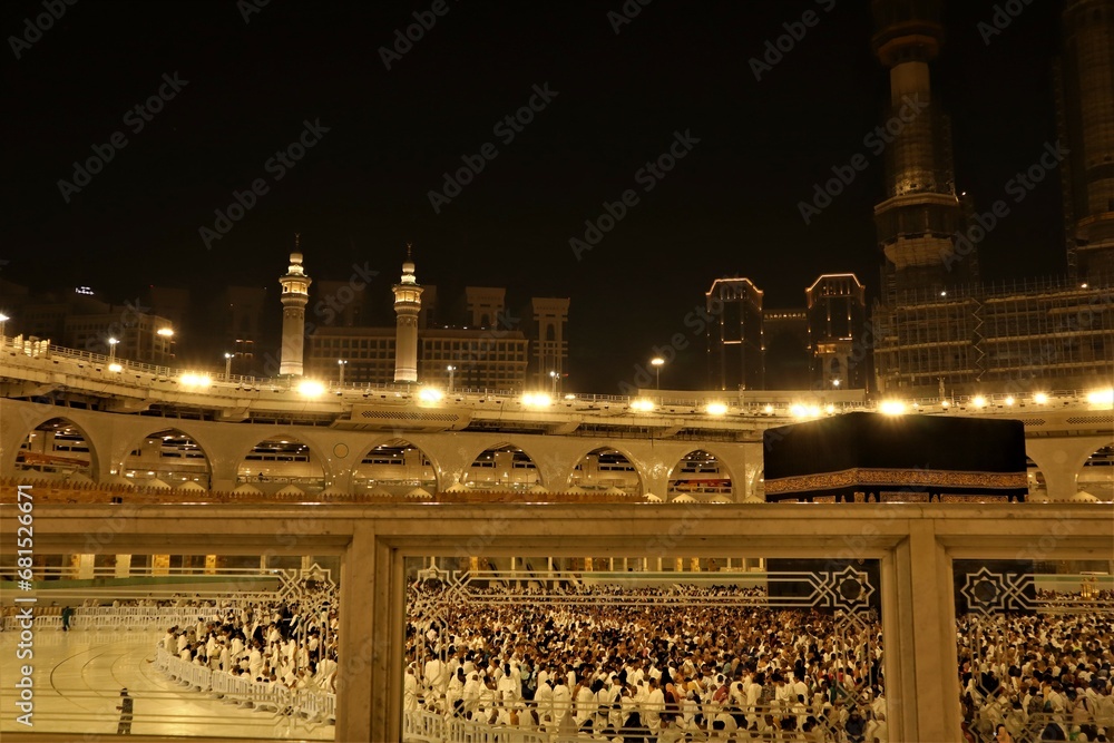 City of Mecca in the Kingdom of Saudi Arabia. October 23, 2023: Muslims ...