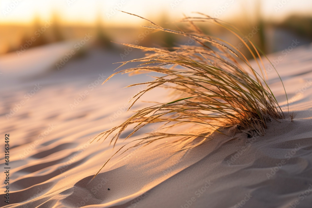 timeless beauty of rolling sand dunes, capturing their graceful curves ...