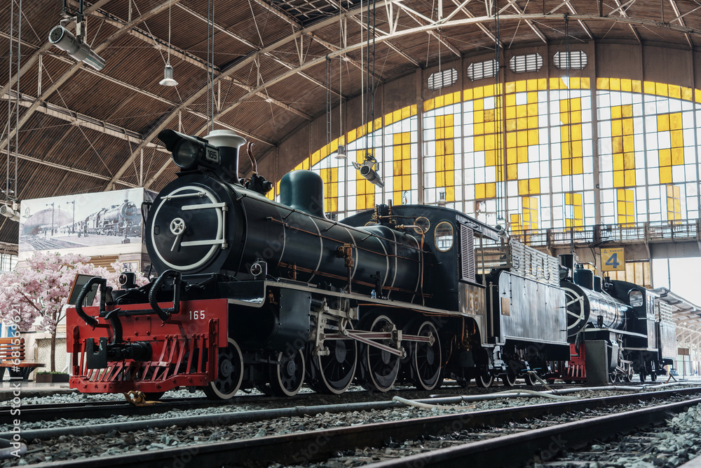 Bangkok, Thailand, Nov 13, 2023: Steam locomotive Ten wheeler (E-class ...