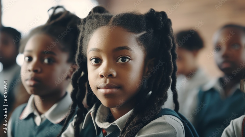 Kids of different races and ethnicities studying side by side. Stock ...