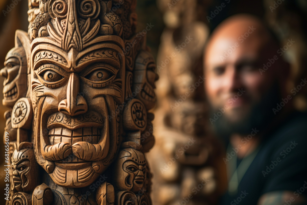 human with totem represents a rich cultural and spiritual heritage ...