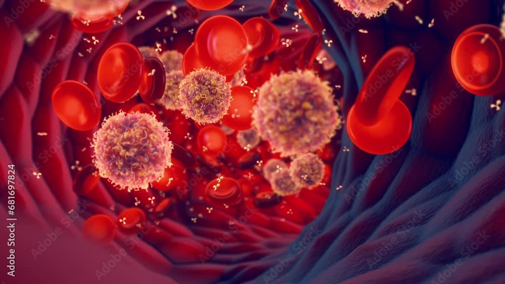 Leukemia is a cancer of the blood cells. Abnormal number of cancerous ...