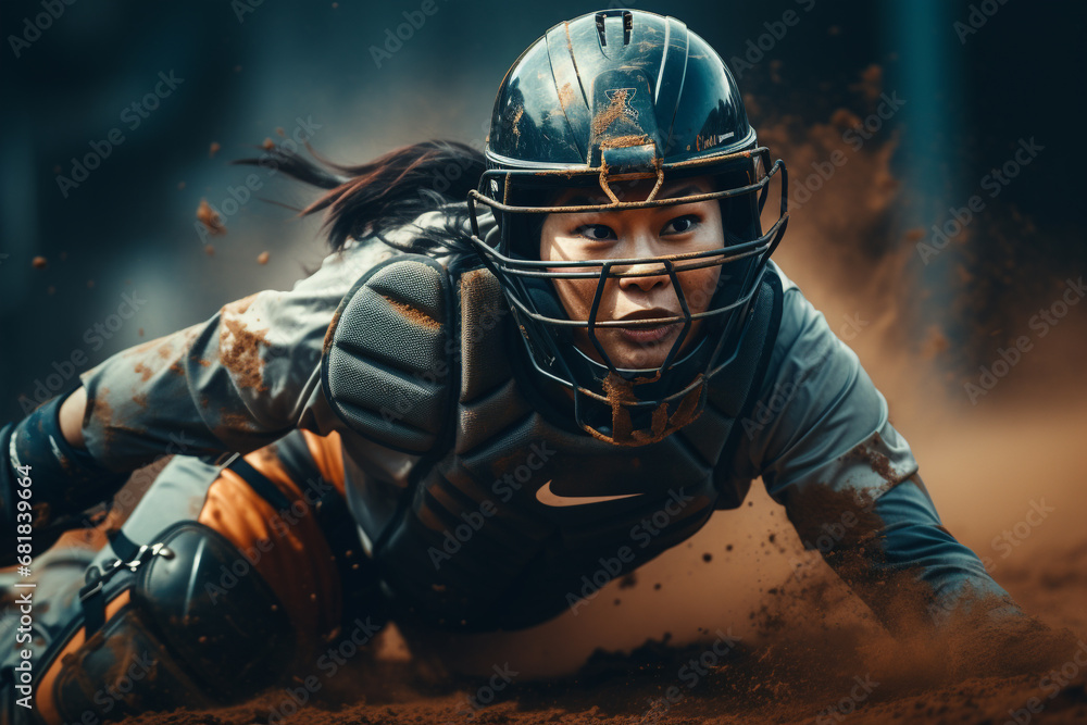 Softball Baseball. team sport with a ball, Fast pitch, Slow pitch, An ...