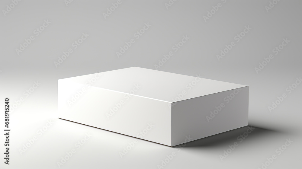 Exquisite Minimalist Packaging Concept, Elegant Carton Box Mockup ...
