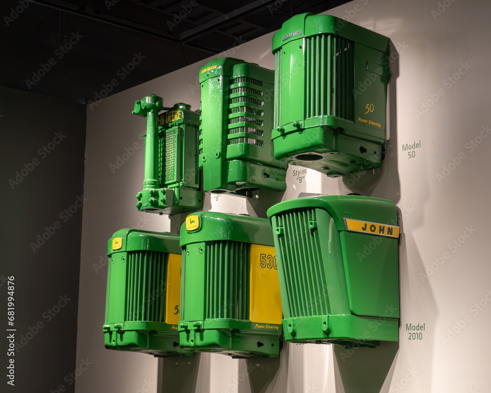 John Deere Tractor and Engine Museum in Waterloo, Iowa. Different ...