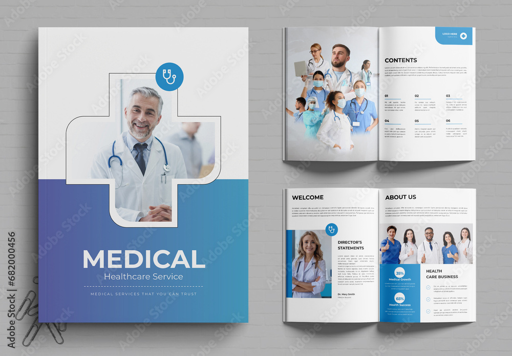 Medical Brochure Template Stock Template | Adobe Stock