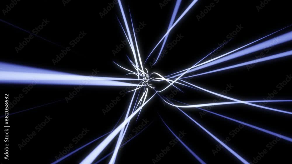 Lighting Stroke Animation. Background Animation. Glowing Line Animation ...