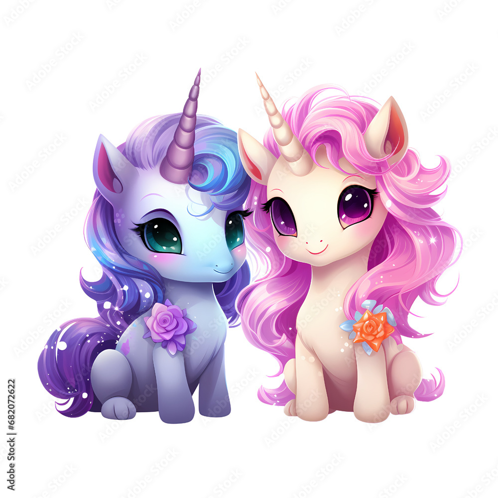 Cute Cartoon Unicorn PNG Clipart transparent background Stock Photo ...