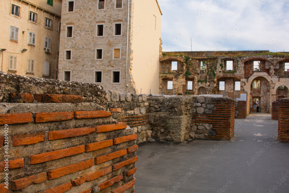 The 15th century octagonal Venetian tower in the historic centre of ...