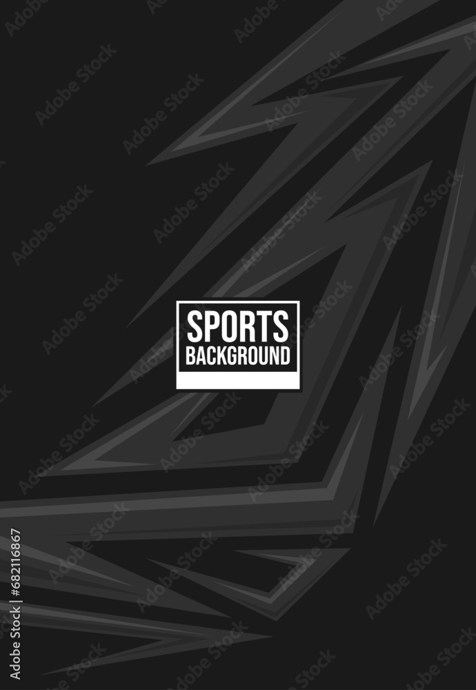 Sports black background for jersey design Stock Vector | Adobe Stock