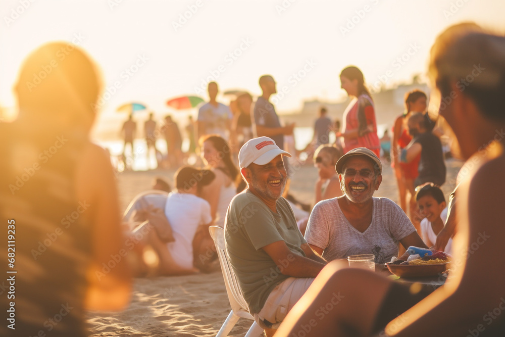 beach communities are defined by unity and happiness of people from ...