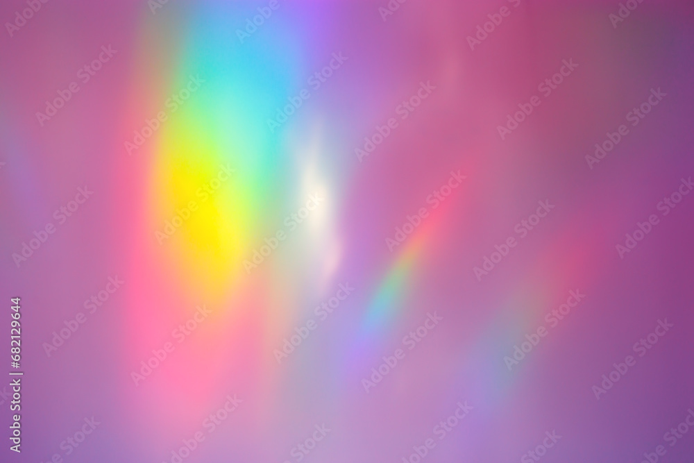 Sunlight background, abstract photo with sunshine and rainbow flare ...