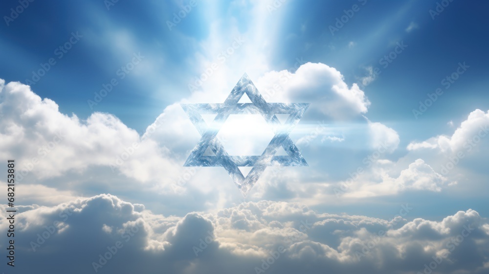 The Shield of David, The Star of David, Traditional Hebrew sign ...