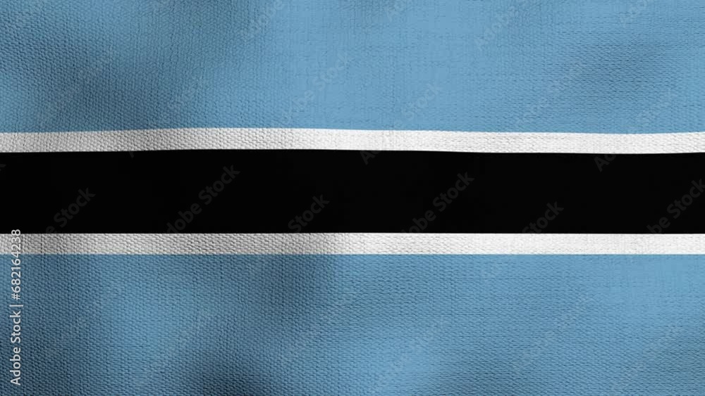 Realistic National flag waving in the wind. Animation flag of botswana. Stock Video | Adobe Stock