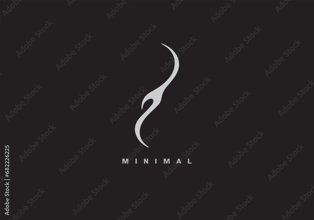 Minimal logo design vector template. 100% Editable vectors. Icon symbol ...