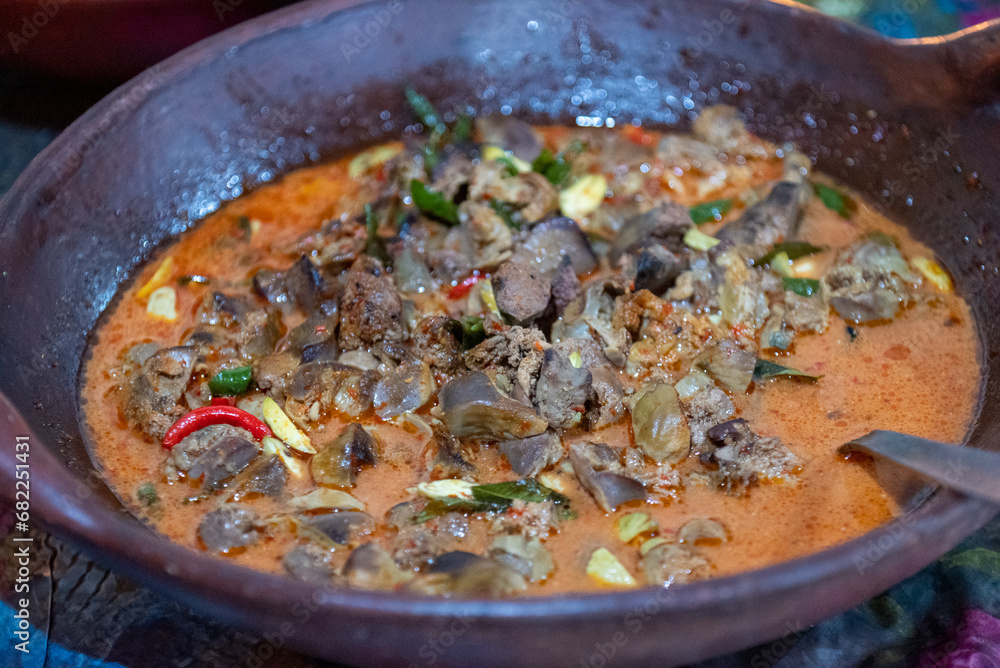 Chicken offal soup is a soup made from offal chicken, simmered in water ...