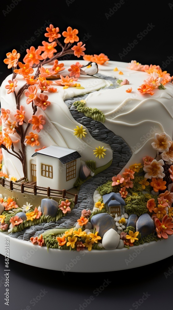 Indian festival kuthigai dhulia 3d cake gheesha and indian ,Diwali ...