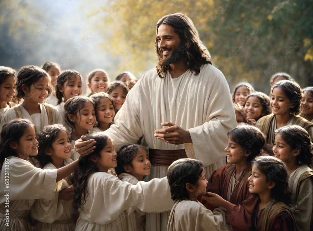 Jesus Christ And Children Images Christ Blessing The Little Children