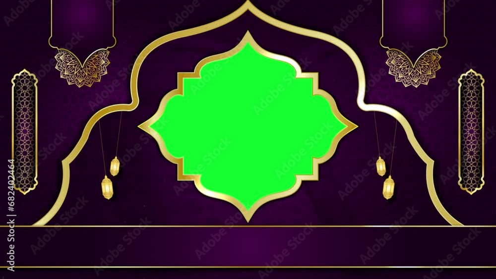 animated luxury islamic background , muslim mosque , islamic design ...