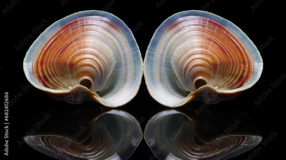 Clams possess two shells of the same magnitude joined by two adductor ...