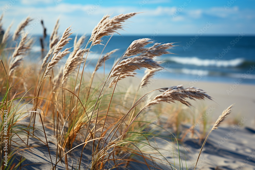 vibrant unique and resilient seoats that grow in sandy environment of ...