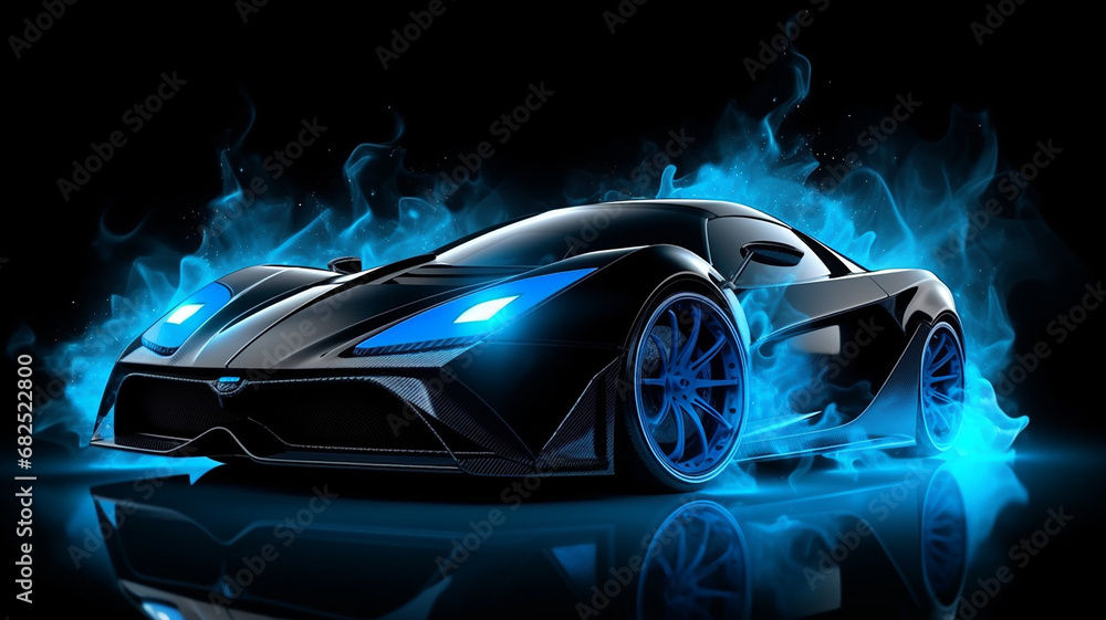 Car cornering sharply on a track, showcasing its precision and handling ...