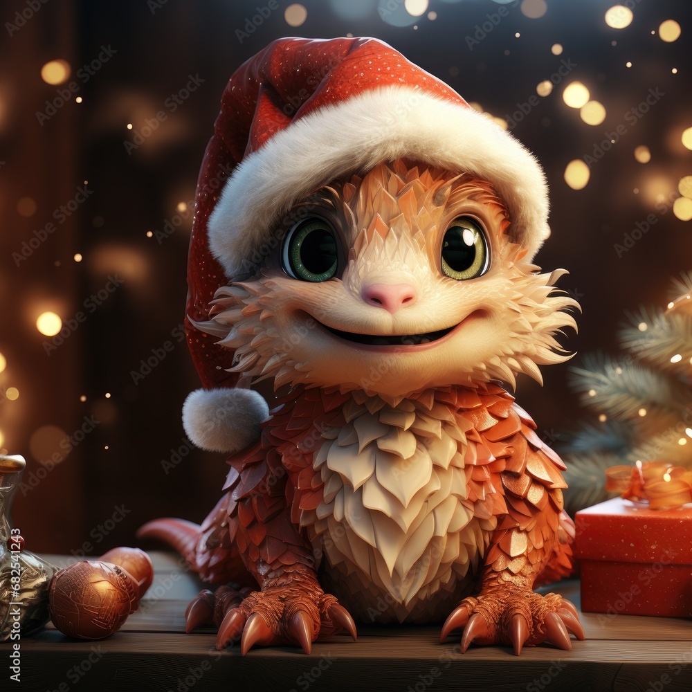 New Year of the Dragon. 2024 year of the dragon. New year poster with ...