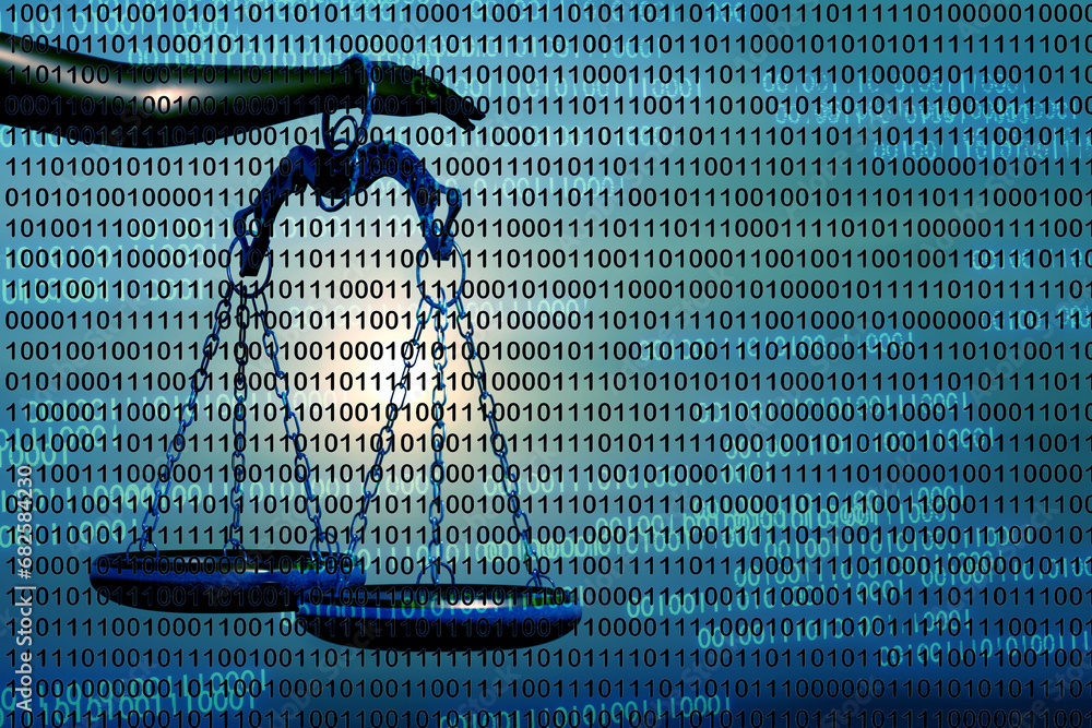 Law digital technology concept. Artificial intelligence lawyer idea ...