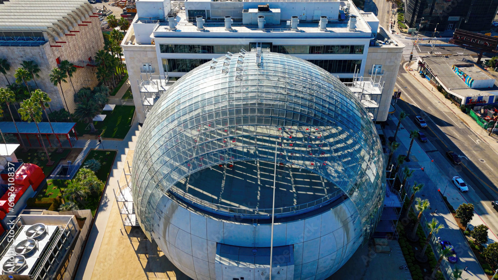 Saban Building and Observation Dome at the Academy of Motion Pictures ...