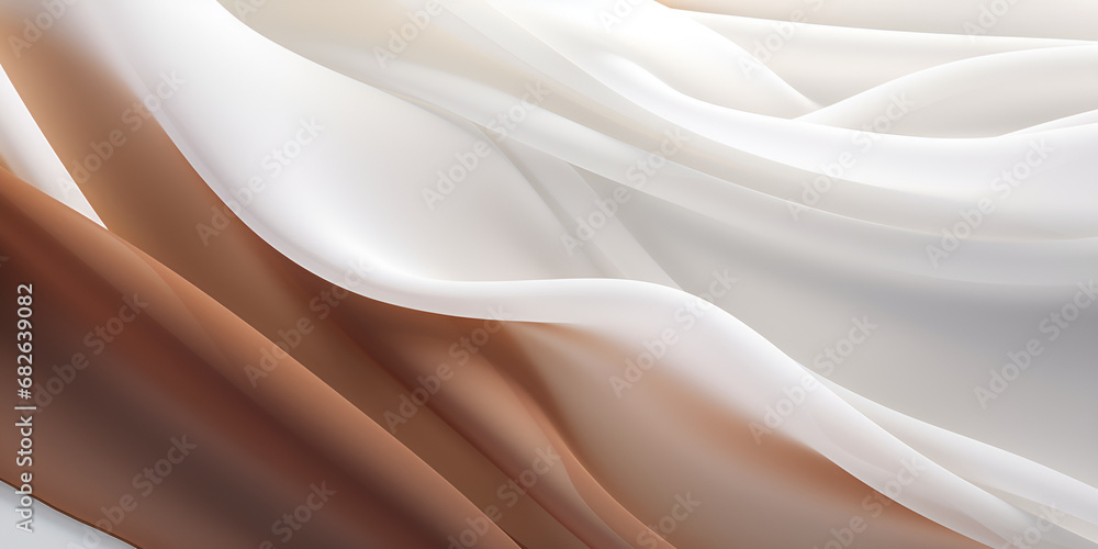 Elegant transparent translucent and smooth silk or satin luxury cloth ...