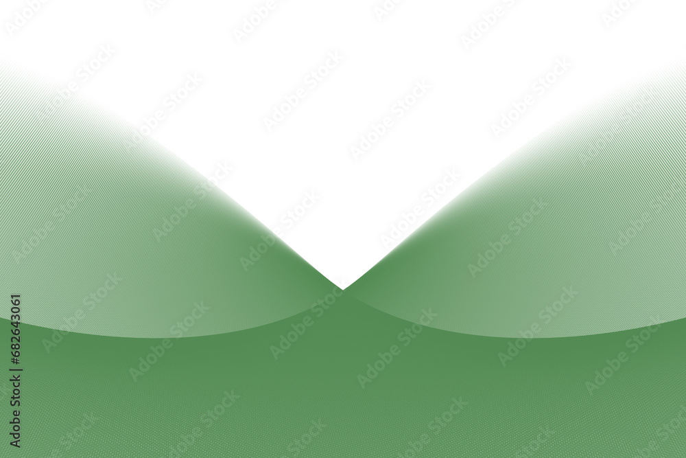 Digital png illustration of green gradient shapes on transparent ...