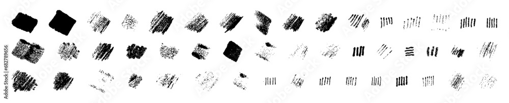 Scribble vector pencil hand drawn hatches and punk collage elements ...