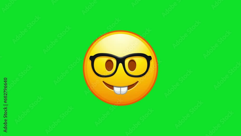 Silly emoticon, inverted smiling Animated Emoji. Alpha channel ...
