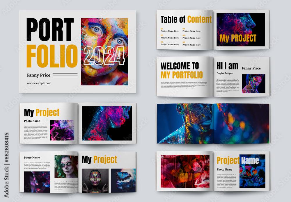 Portfolio Template Stock Template | Adobe Stock