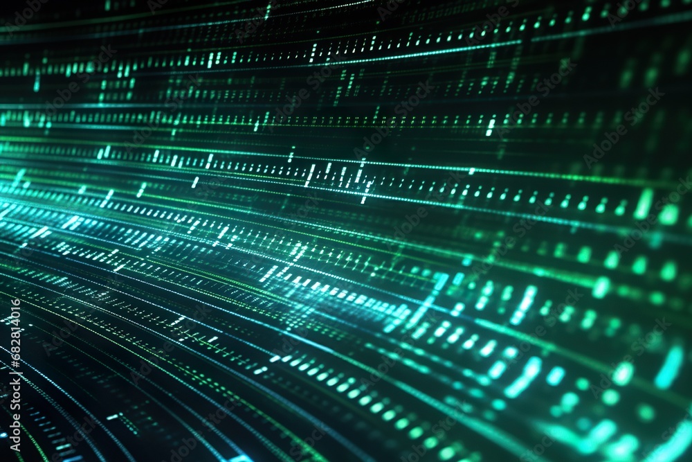 data binary flow rolling on futuristic technology background Stock Illustration | Adobe Stock